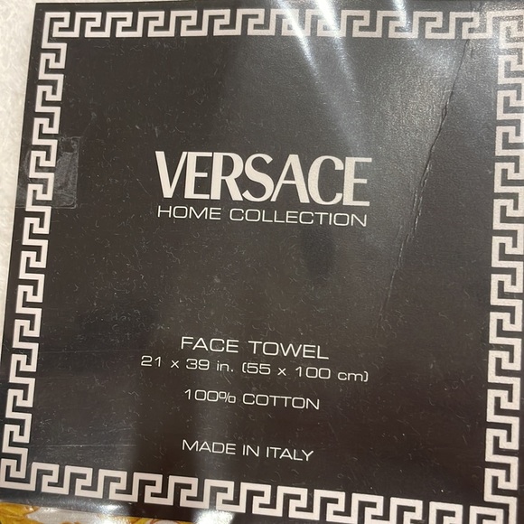 Versace | Bath | Versace Bath Towel And Face Towel Brand New | Poshmark